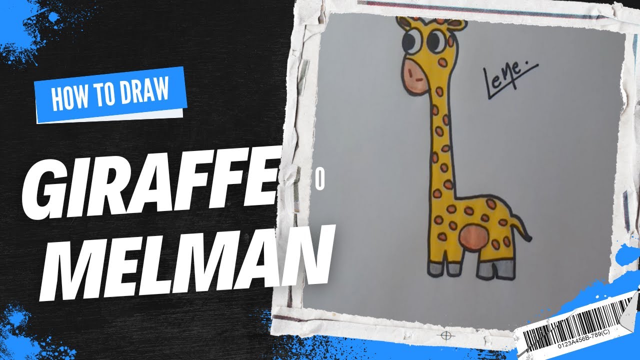 How To Draw GIRAFFE MELMAN Garten of Banban | with leme - YouTube