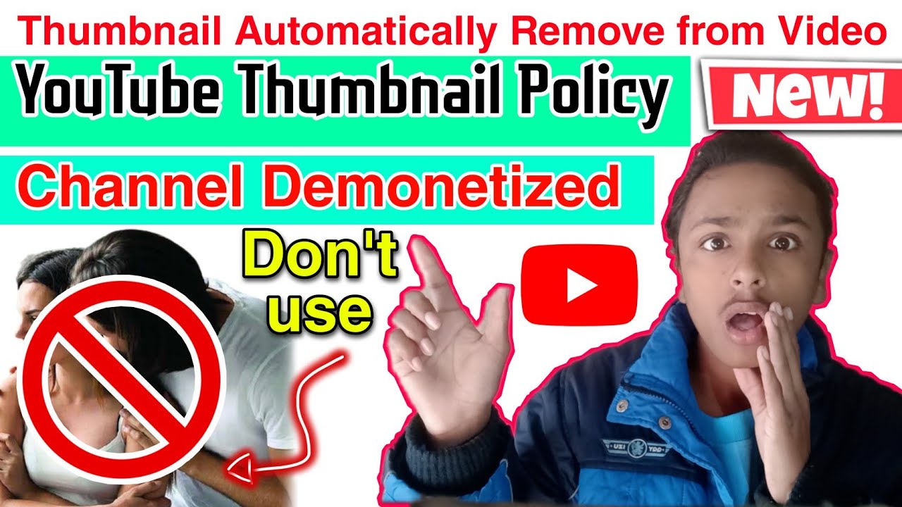 YouTube Thumbnail Policy? YouTube Channel Demonetized || Thumbnail ...