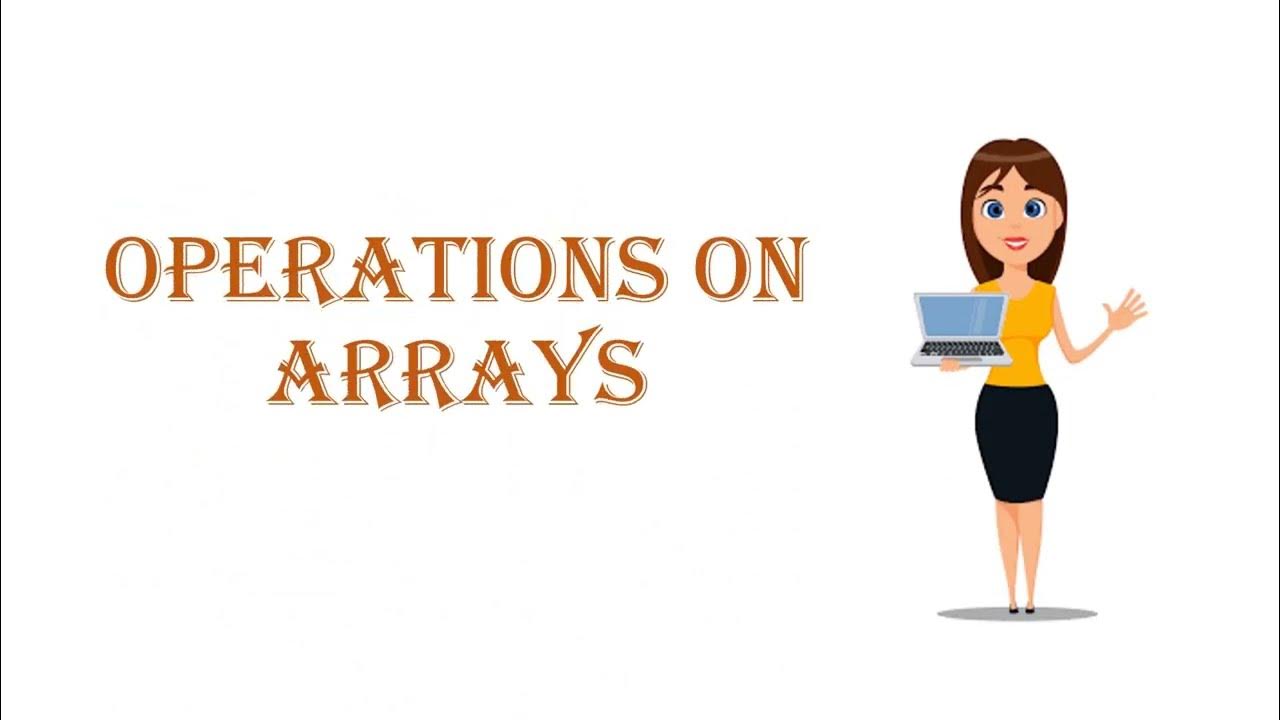 5. Arrays - Insertion operation - YouTube