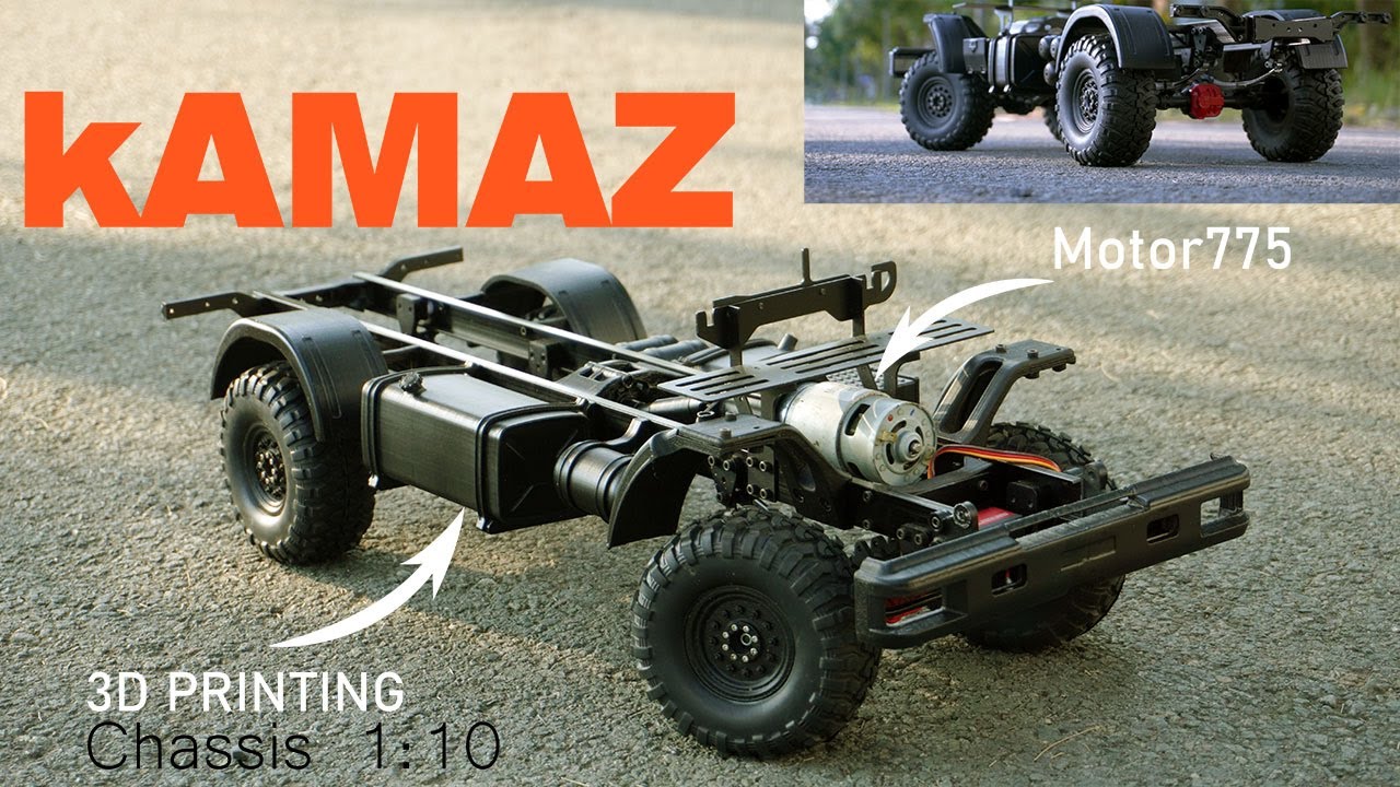 KAMAZ 1/10 RC | The process i created KAMAZ 1/10. - YouTube
