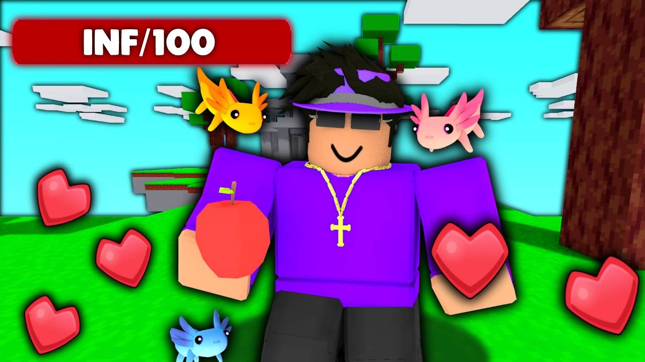 I Got Infinite Health With This Trick Roblox Bedwars Youtube