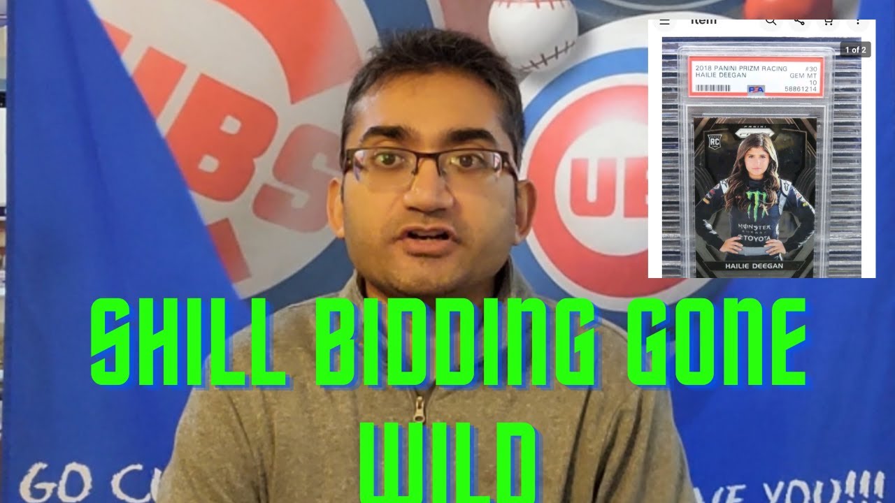 Sports Cards: Shill Bidding Gone Wild - YouTube