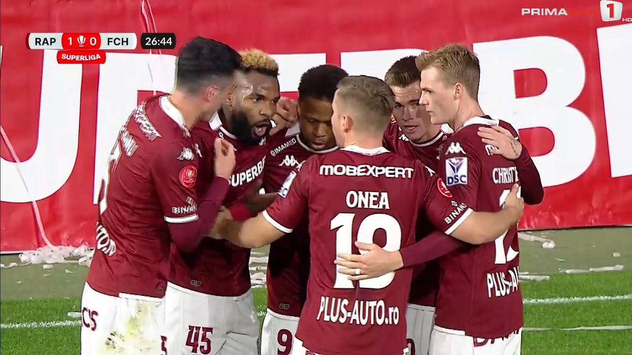 REZUMAT | Rapid - Hermannstadt 1-0. N'Jie îi aduce victoria lui ...