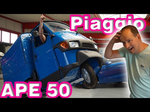 Wir nehmen die Piaggio Ape 50 unter die Lupe - GAMMA Fahrzeuge