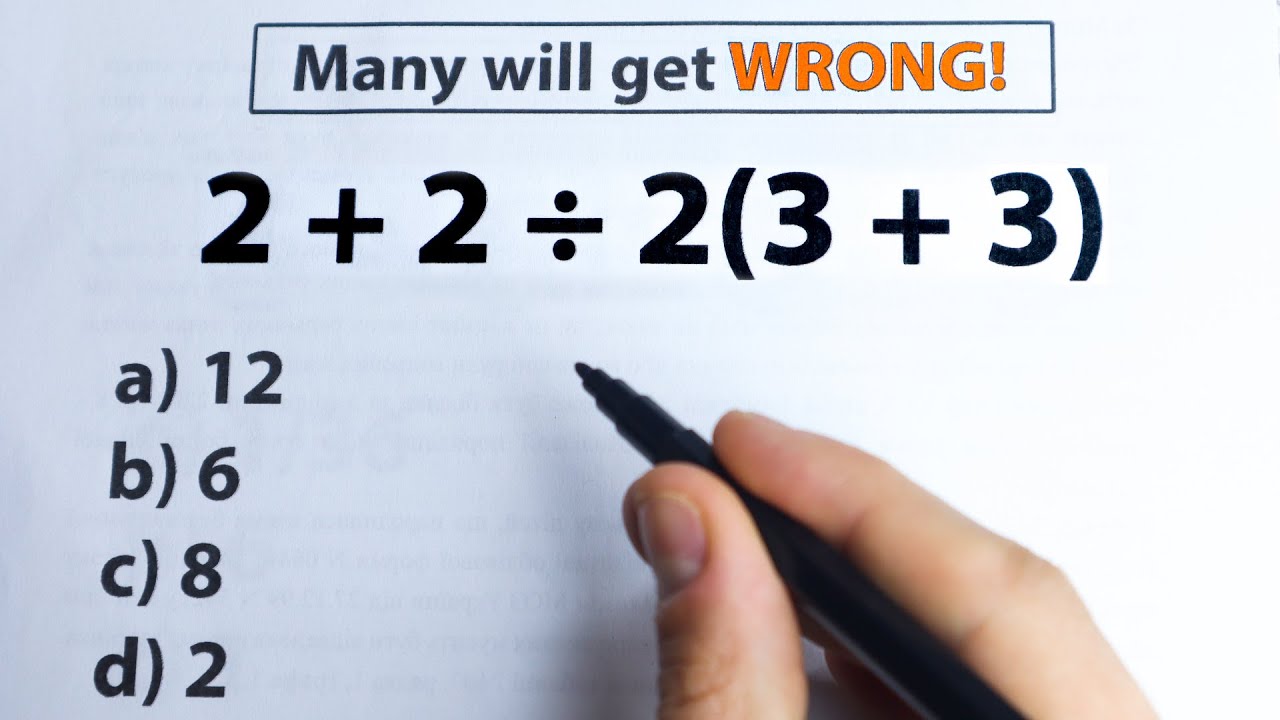 a very simple algebra question , but 98% FAILED - YouTube