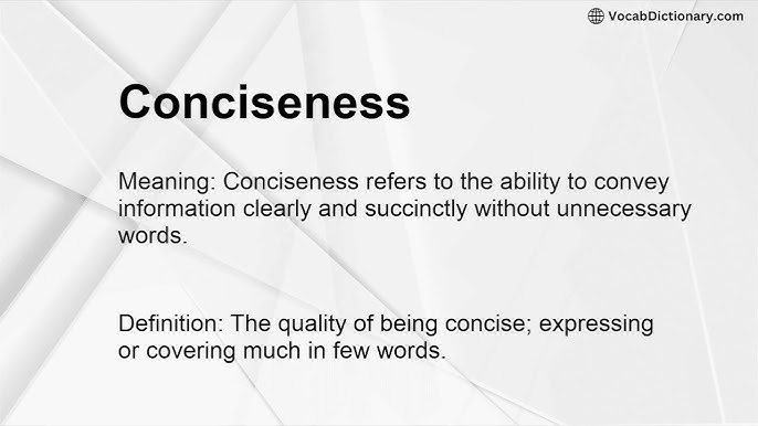 Conciseness Meaning Concision Module By Ktownsendlab Issuu