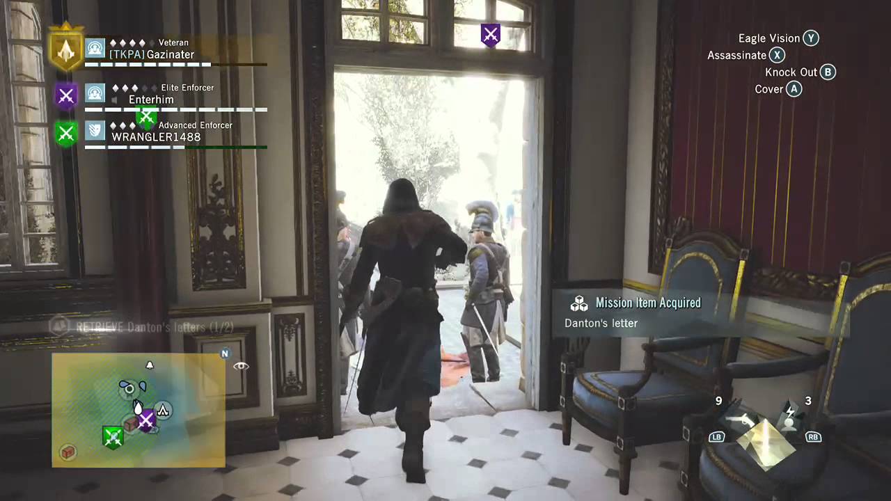 Assassin's Creed Unity holding the sword not moving - YouTube
