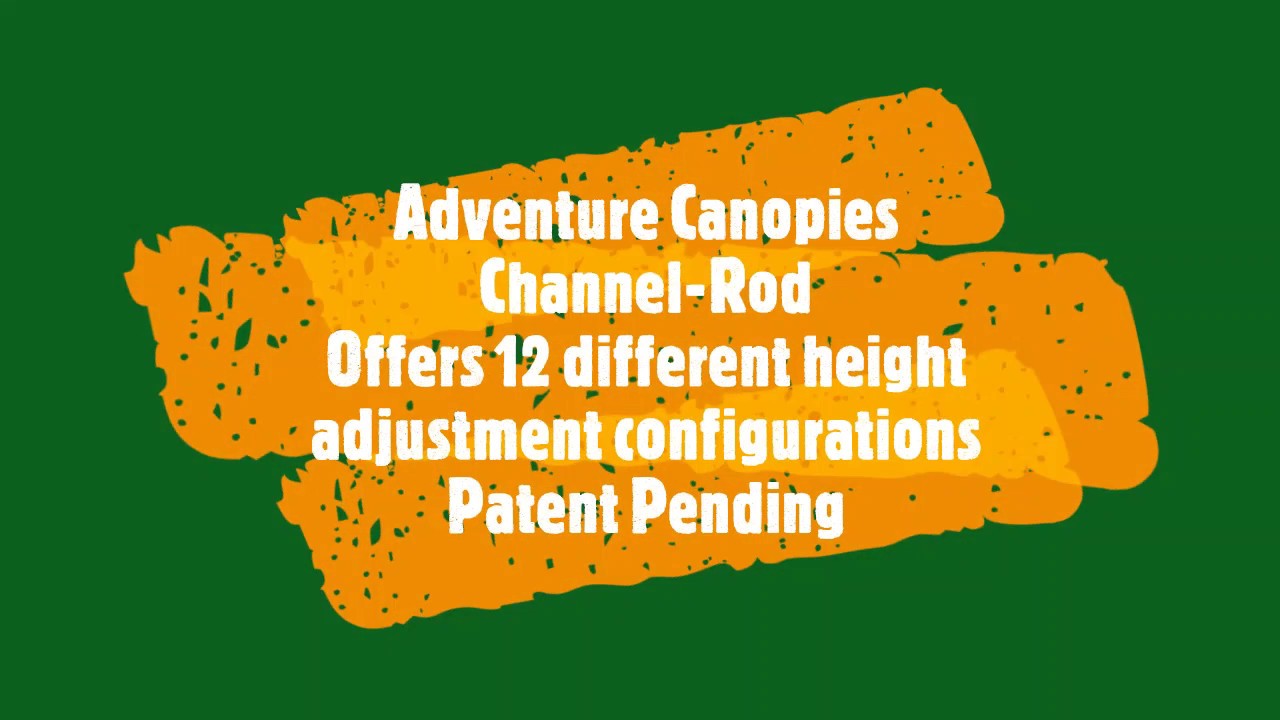 Adventure Canopies Channel Rod Demo (Patent Pending) - YouTube
