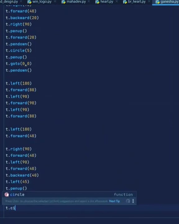 Drawing Ganesha Using Python Turtle🧐 Youtube
