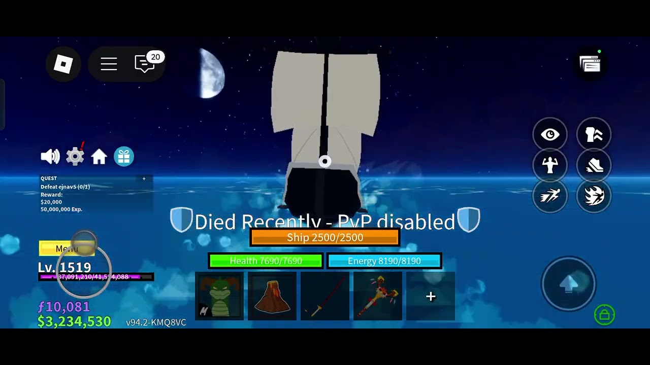 Blox fruits doing elite hunters quest - YouTube
