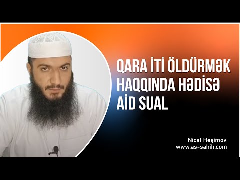 Qara iti öldürmək  haqqında hədisə aid sual  \\ Nicat Həşimov