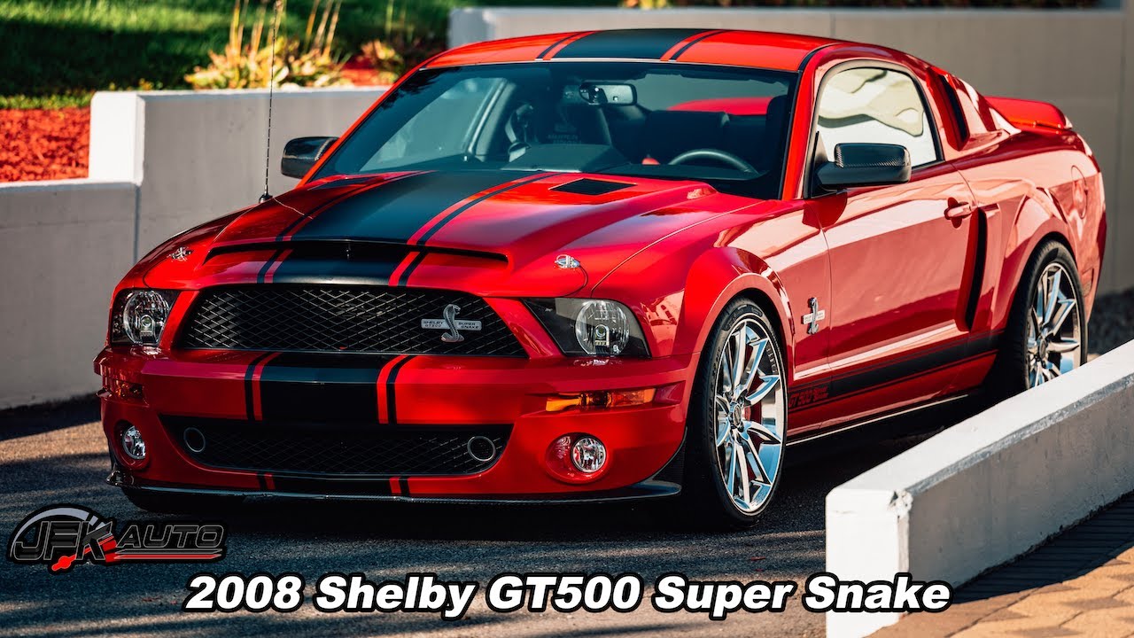 2008 Shelby GT500 Super Snake with 725 Horsepower - JFK Auto - YouTube