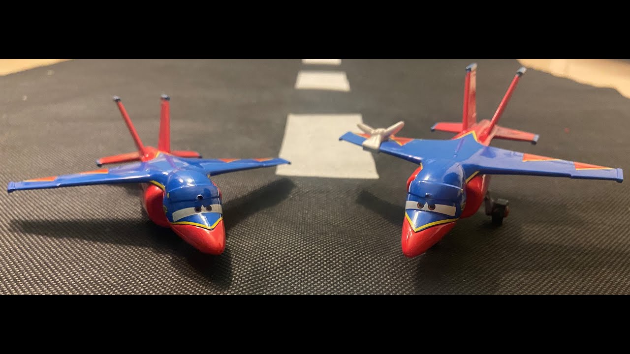 DISNEY PIXAR CARS TOON FALCON HAWK 1 AND FALCON HAWK BLACK - YouTube