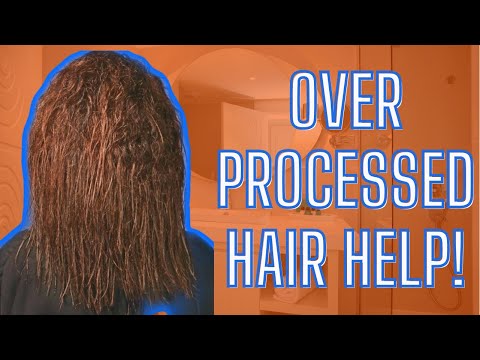 How To Repair Over Processed Permed Hair