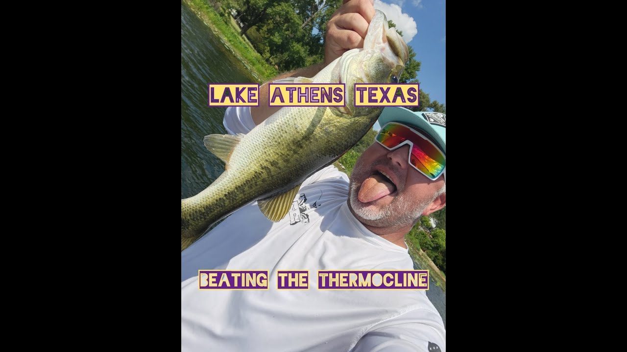 Lake Athens Texas: Fishing the Thermocline - YouTube