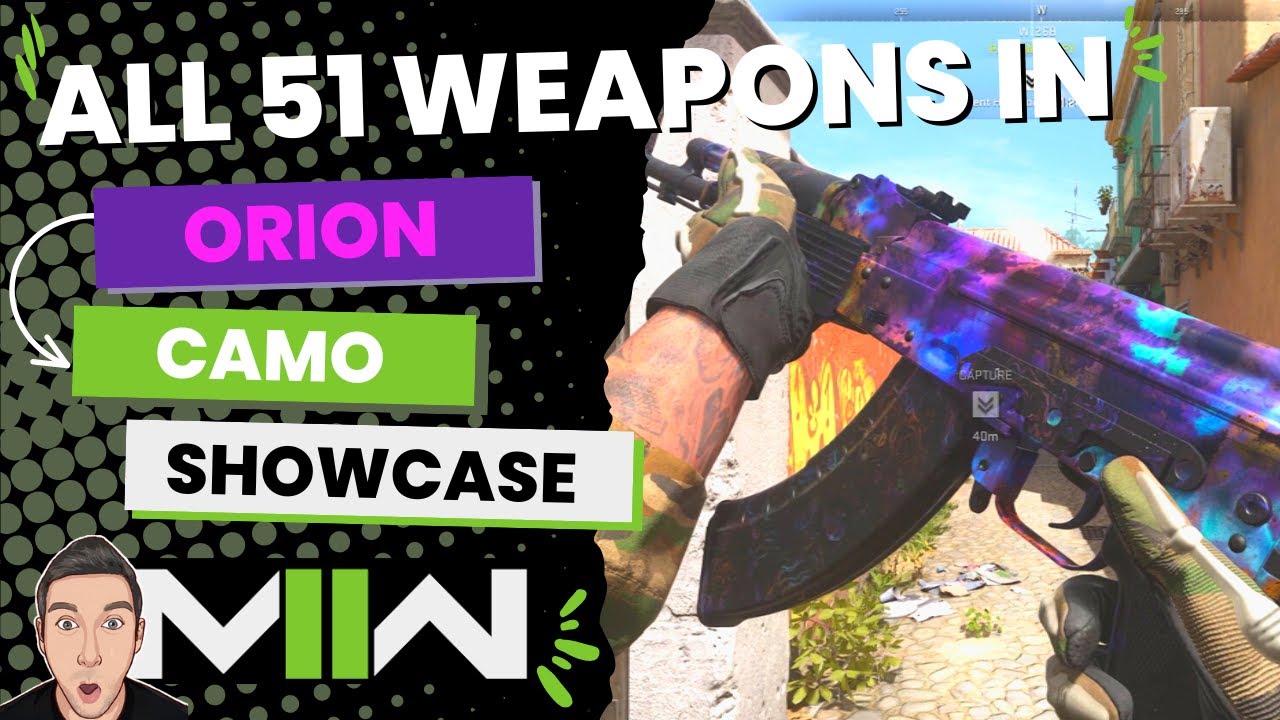 All 51 Weapons in Orion Camo (Showcase) - Call of Duty: Modern Warfare ...