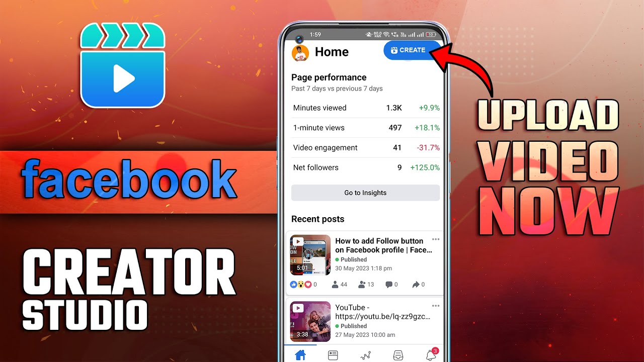 Upload Video using Facebook Creator Studio | Facebook Creator Studio ...