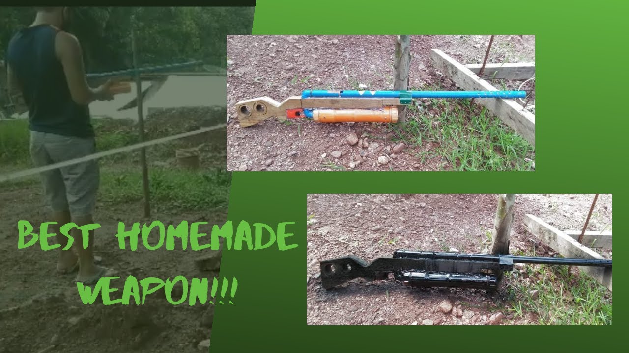 BEST HOMEMADE WEAPON marble gun philippines - YouTube