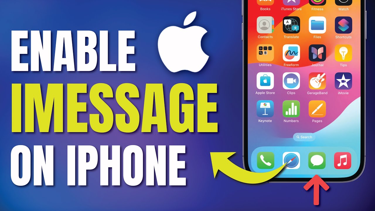 How To Enable iMessage On iPhone | iMessage iPhone | iPhone enable ...