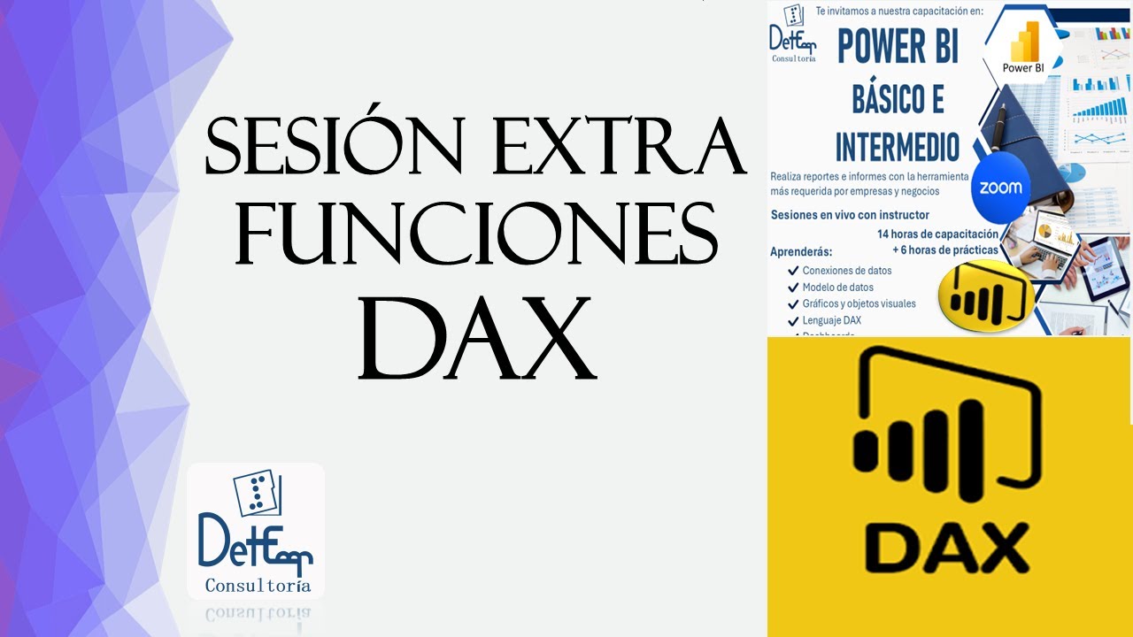 Sesión complementaria: Funciones DAX | DET&EMP CONSULTORÍA - YouTube