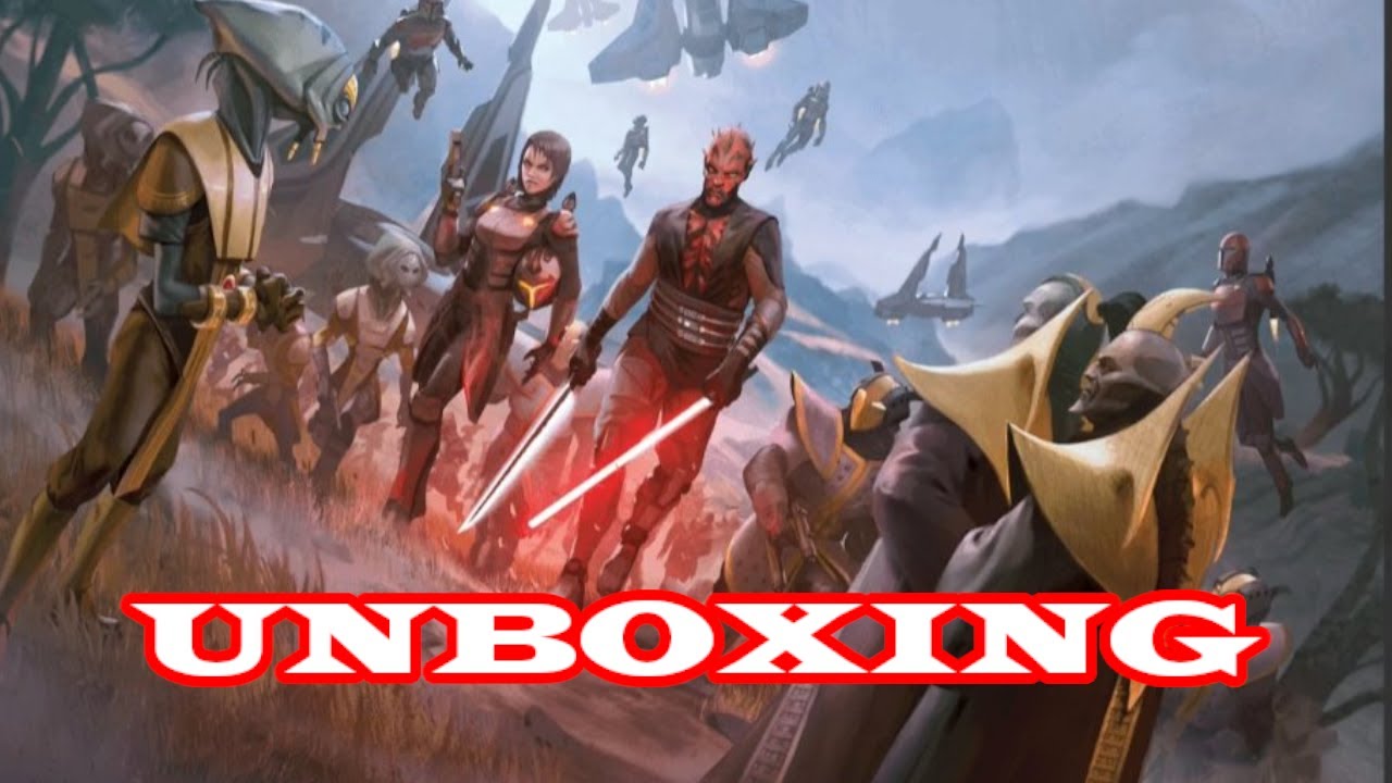 STAR WARS LEGION SHADOW COLLECTIVE UNBOXING - YouTube