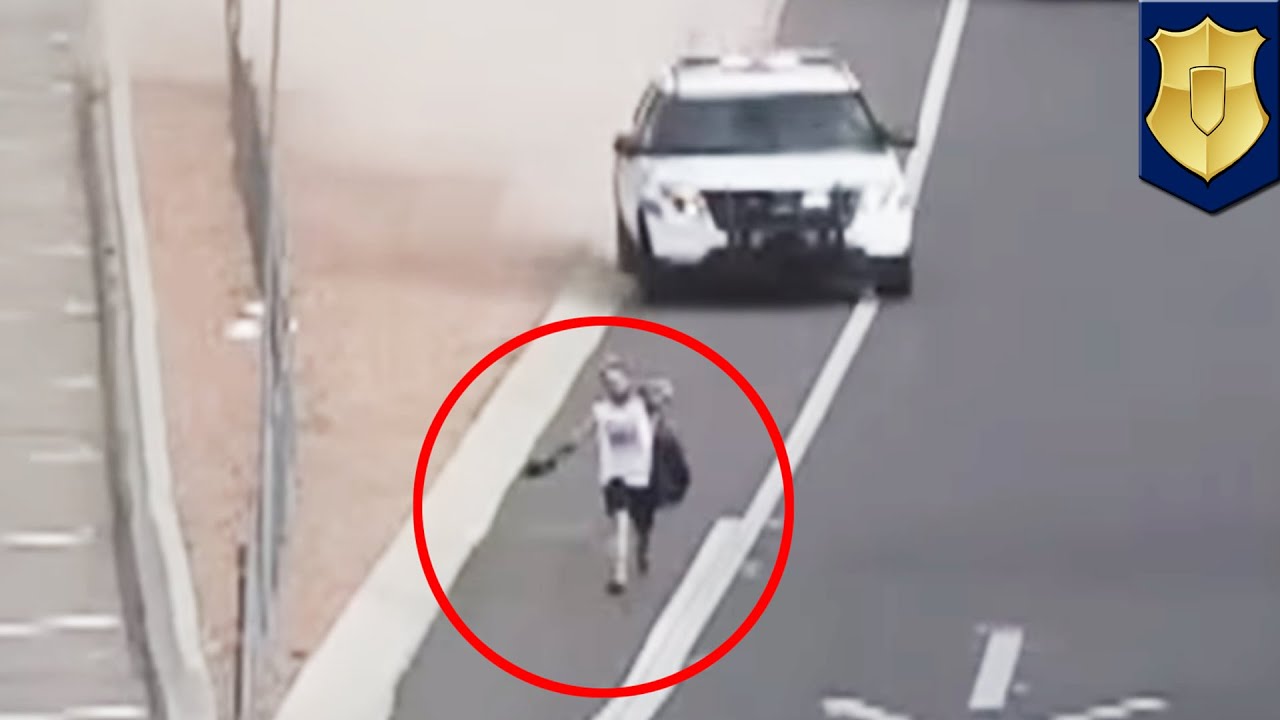 Latest police videos | LAWMAN CAM #4 | MAN ON THE RUN - TomoNews - YouTube