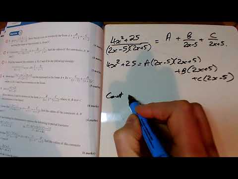 A level Maths Year 2 Chapter 1 Ex 1G Q5 - YouTube