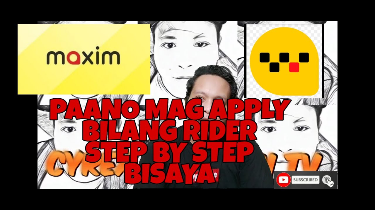 MAXIM RIDER how to apply - step by step - YouTube