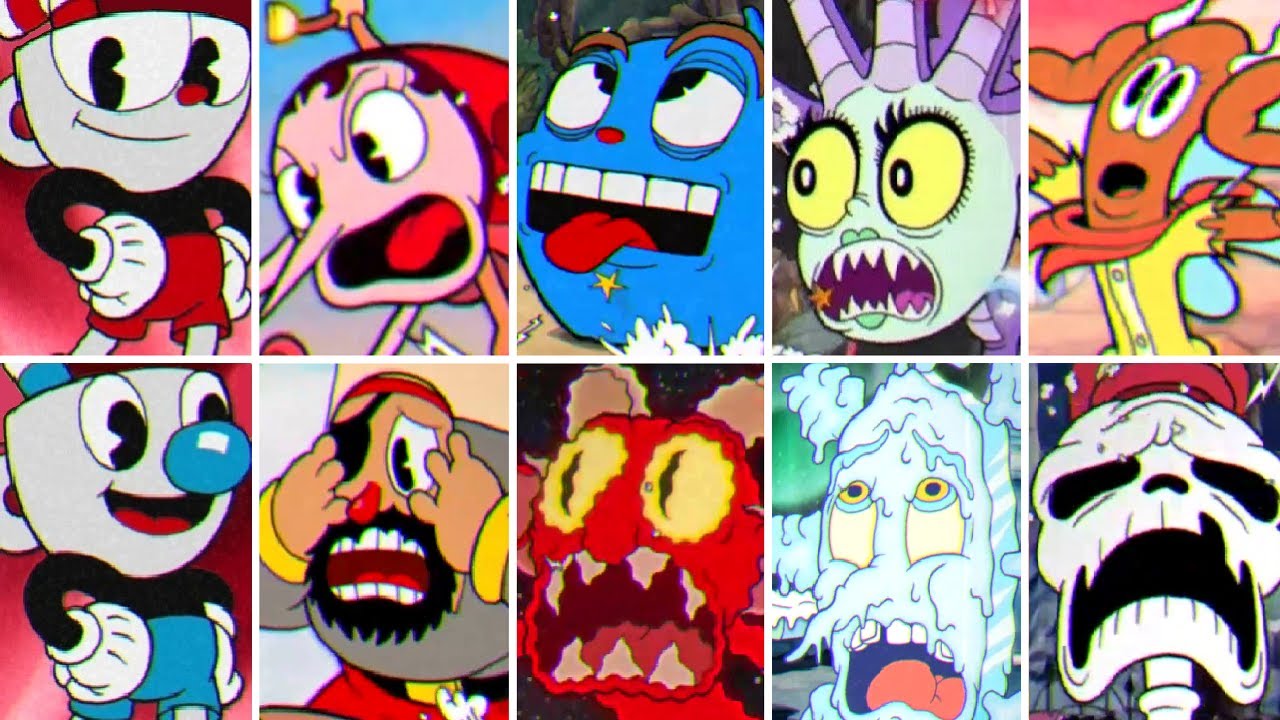 Cuphead - All Bosses 2-Player (No Damage - Expert Difficulty) - YouTube