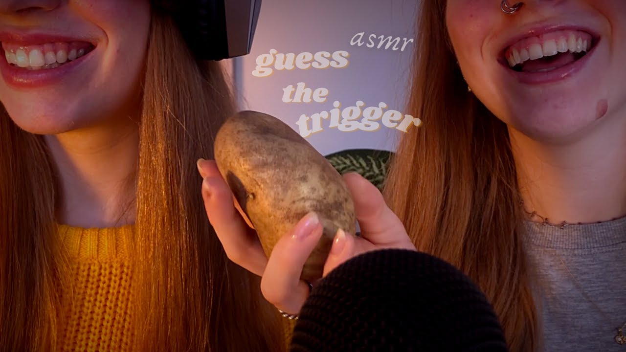 ASMR Guess the Trigger with my Sister! (goofy) - YouTube
