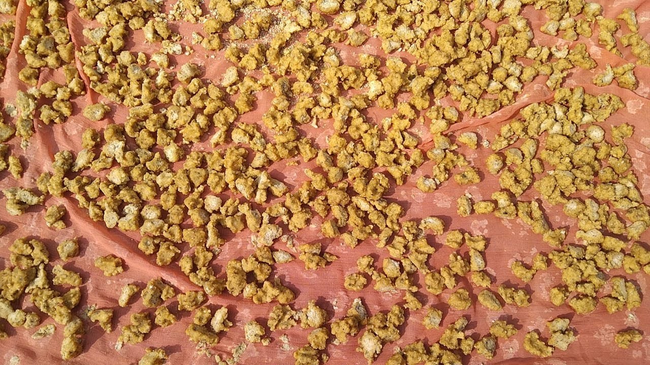 Moong daal Bari recipe || Santosh's Kitchen - YouTube