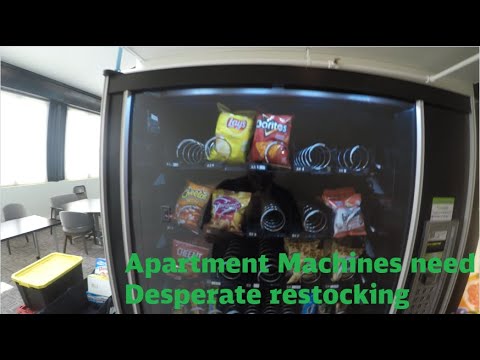 12 Empty coils on a Snack Machine after 1 Week - YouTube