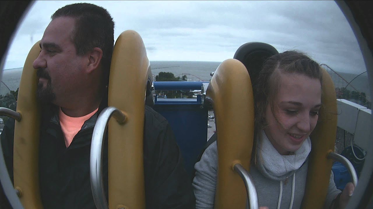 Cedar Point SLINGSHOT ride Video - YouTube