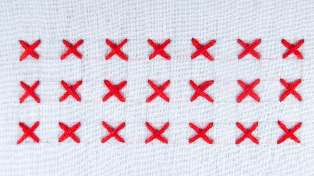 New nakshi katha design hand embroidery stitch tutorial, fill in box ...