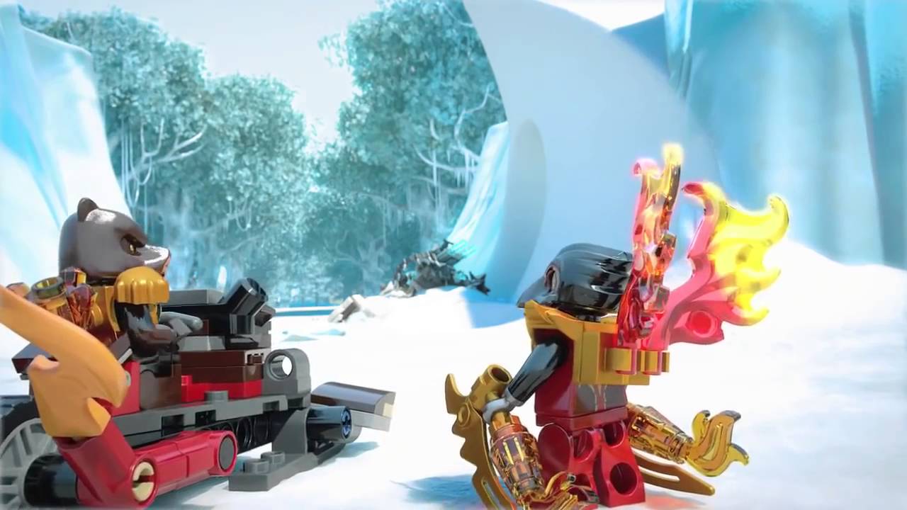 LEGO Chima 70223 Icebite's Drilklauw ¦ Lego 3D Review - YouTube