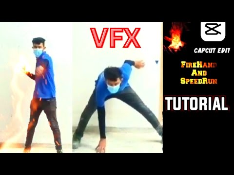 Firehand 🔥and Speedrun Capcut VFX Easy Editing Tutorial (phone editing) - YouTube