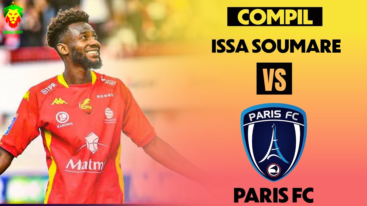 Issa Soumare vs Paris FC - 1 but 1 assist - YouTube