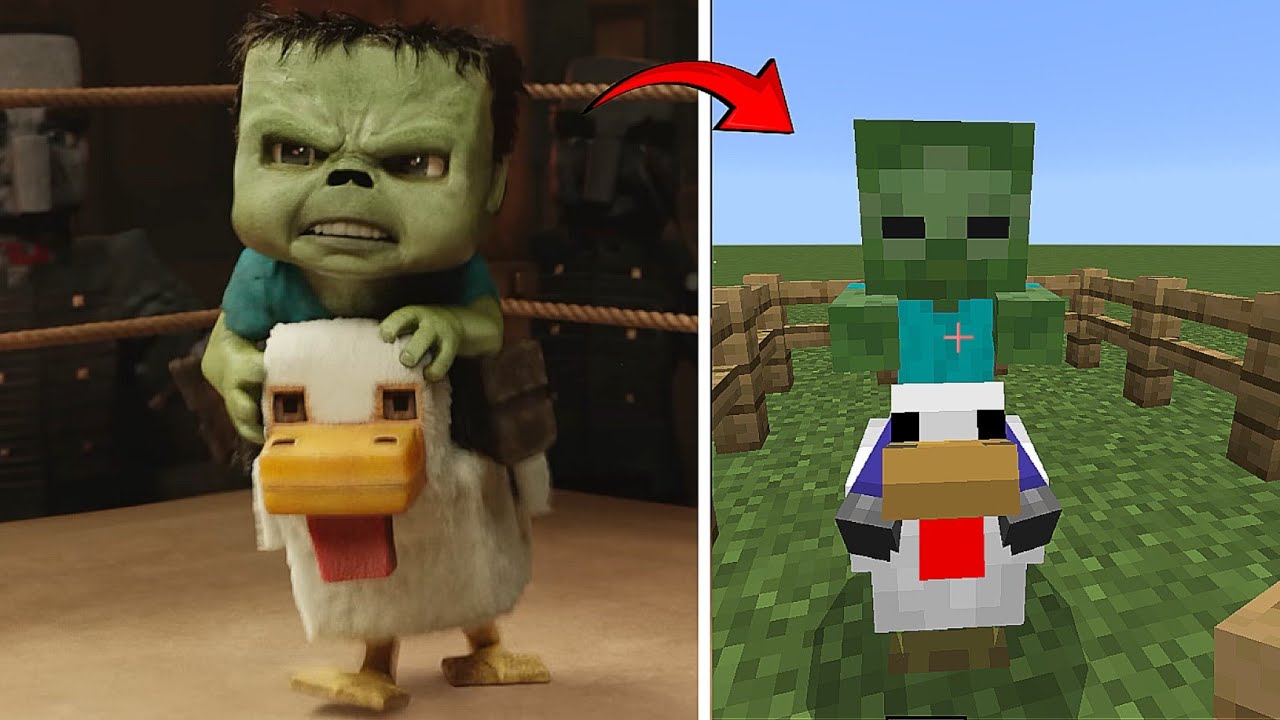 How to get chicken jockey in Minecraft pocket edition| MCPE - YouTube