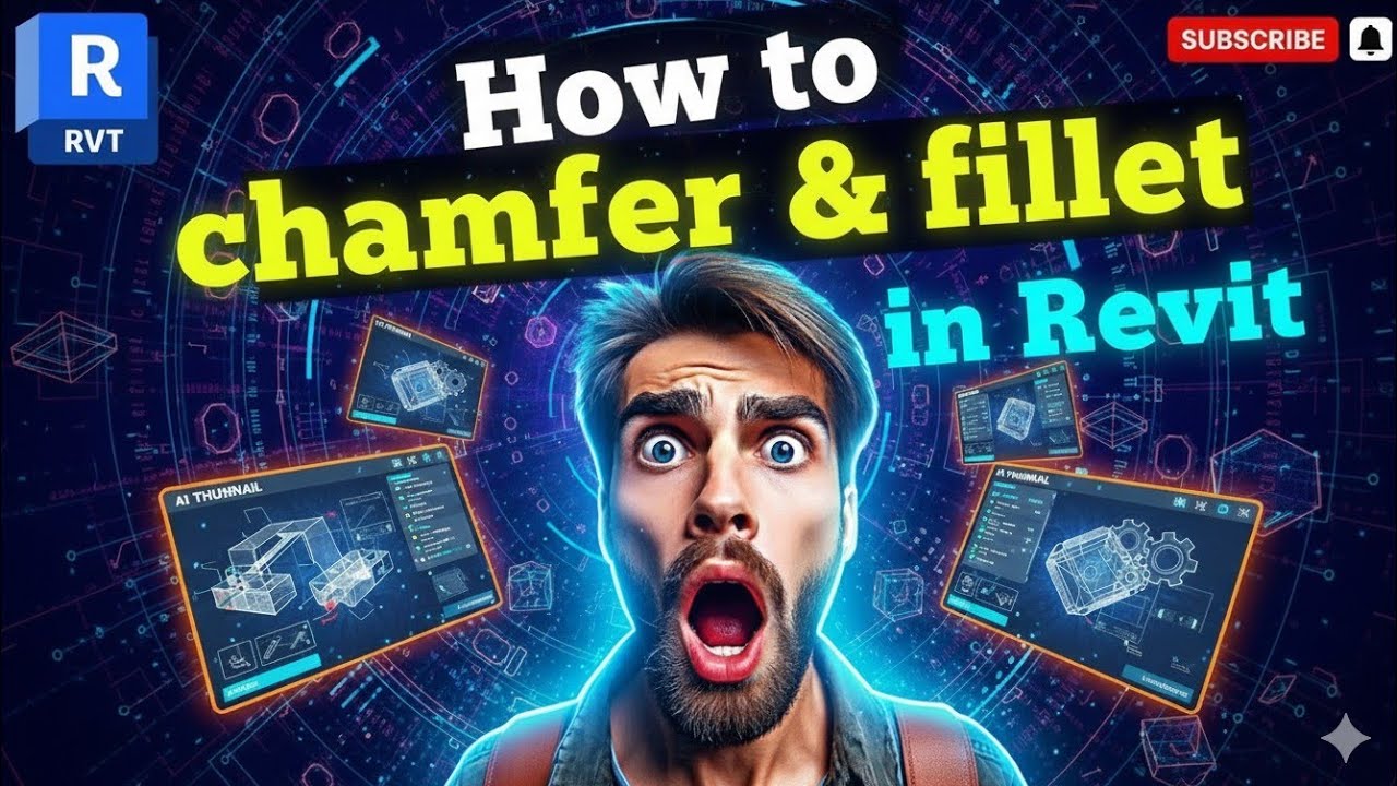 How to Chamfer & Fillet in Revit | Tutorial English 2025 | Nabeel ...