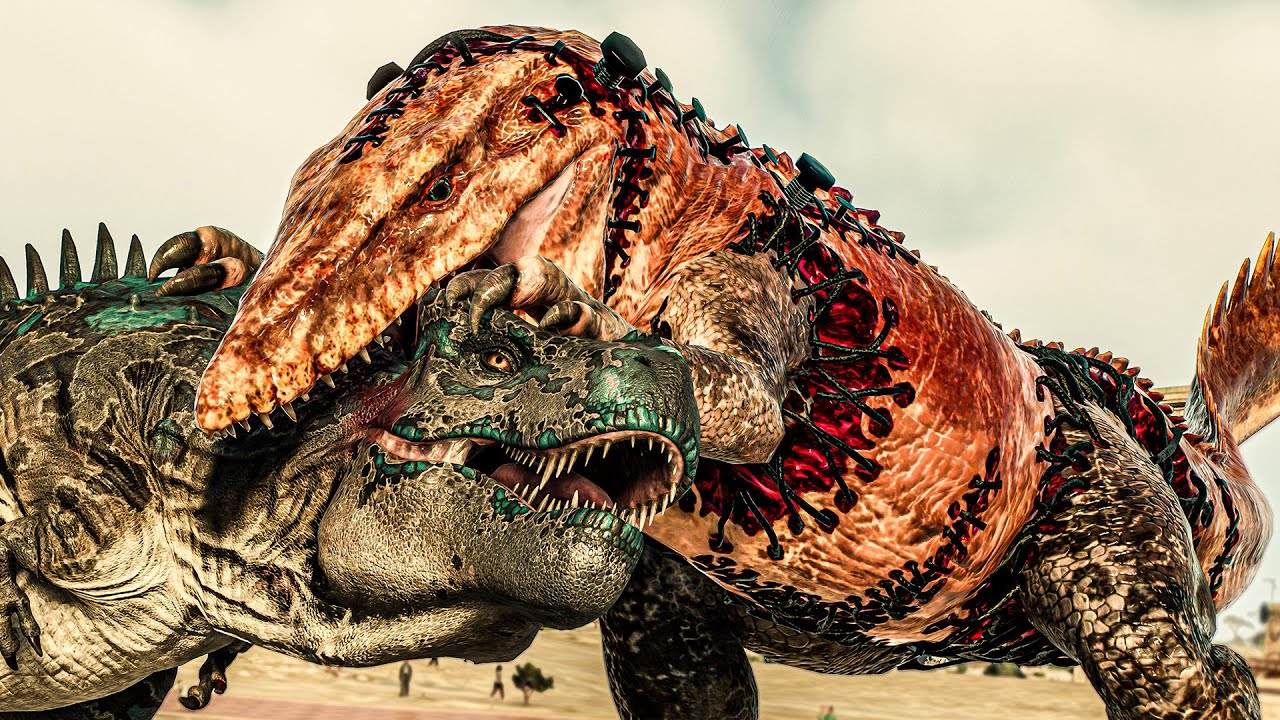 MOSASAURUS 1ST MUTANT | STRONGEST DINOSAUR EVER? vs INDOMINUS REX ...