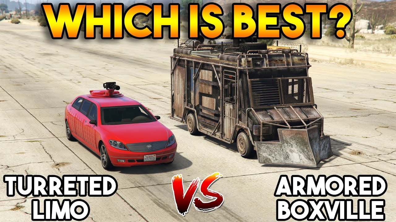 GTA 5 ONLINE : TURRETED LIMO VS ARMORED BOXVILLE (WHICH IS BEST?) - YouTube