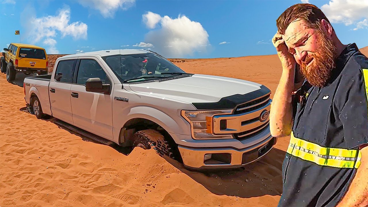 This Sand Is Getting Ridiculous! (Buried Ford F-150) - YouTube