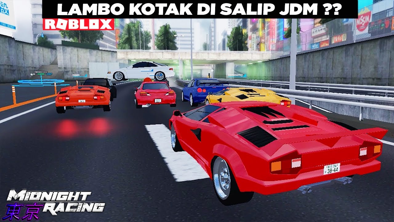 Gas Keun Jalan Tol - Modifikasi Lamborghini Countach | Roblox Midnight ...