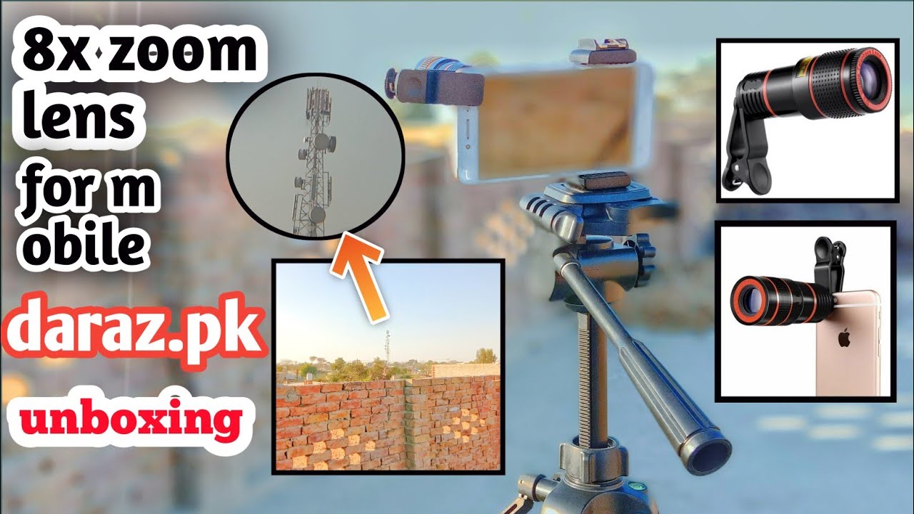 8x zoom lens for mobile photography|unbox HD - YouTube