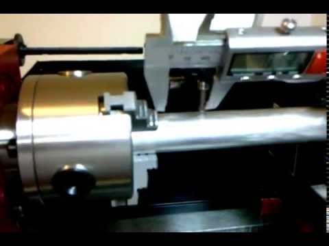 Sieg C3 Mini Lathe Three Jaw Chuck Runout - YouTube
