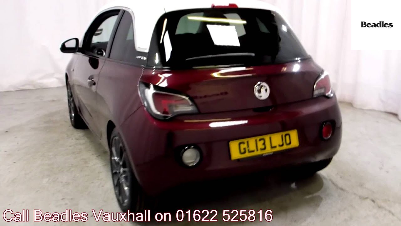 Beadles Purple Fiction 2013 Vauxhall Adam Glam 1.4l - YouTube