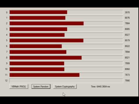 Windows Random Number Generator Test - YouTube