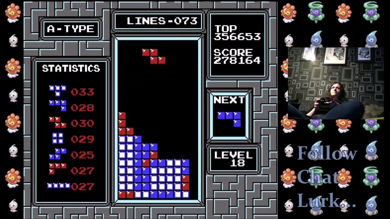 TETRIS - LEVEL 18 PB - 488K - NTSC EMULATOR - YouTube