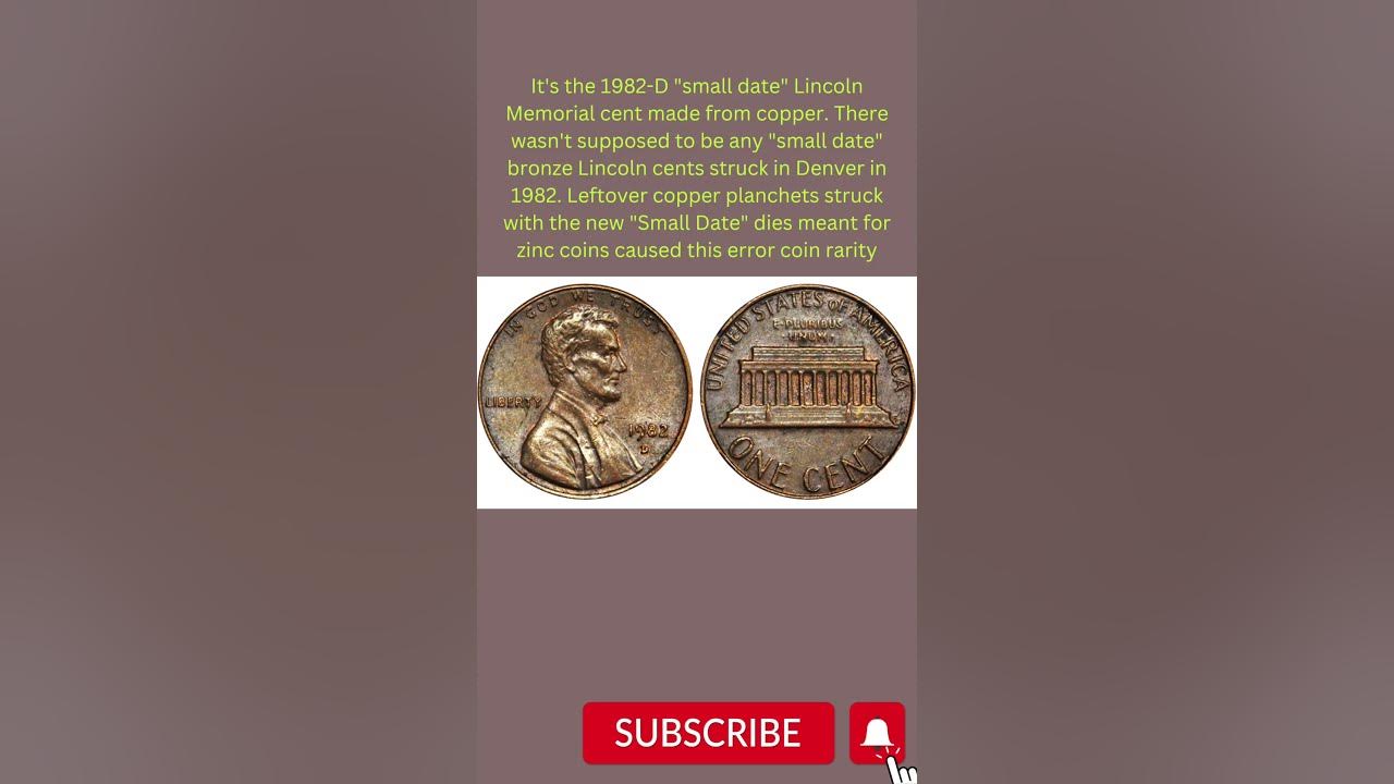 1982-d small date penny worth thousands - YouTube