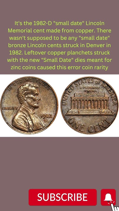 1982-d small date penny worth thousands - YouTube